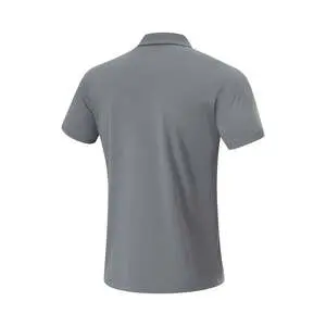 LI-NING Logo Training Polo Shirt - Grey