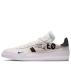 Nike Drop Type Qs "scribbles" Low Top Sneakers - White/black