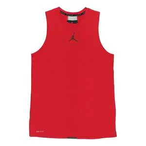 JORDAN Air Logo Printing Basketball Vest - Red