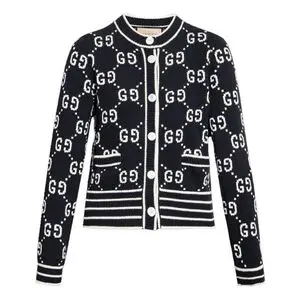 GUCCI Gucci GG Cotton Blend Cardigan