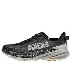 Hoka One One Speedgoat 6 Athletic Sneakers - Black/stardust