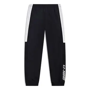 LI-NING Sports Style Sweatpants 'black White - Black/white