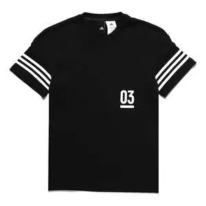 Adidas Cuff Stripe Sports T-shirt