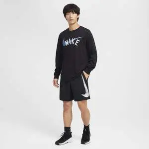 Nike Dri-fit 7" Shorts With Swoosh Graphic