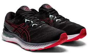 Asics Gel-nimbus 23 Athletic Sneakers - Black/grey/pink