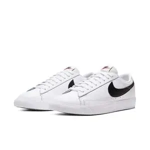 Nike Blazer Low Leather Sneakers - White/black