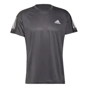 Adidas Adidas Own The Run Training Short Sleeve Shirt Dark Gray