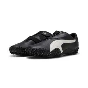 PUMA Mostro Perforated Leather Sneakers - Black/white