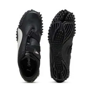 PUMA Mostro Perforated Leather Sneakers - Black/white
