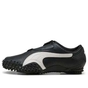 PUMA Mostro Perforated Leather Sneakers - Black/white