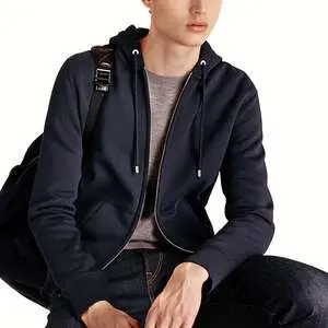 Burberry Zip-up Hooded Cardigan