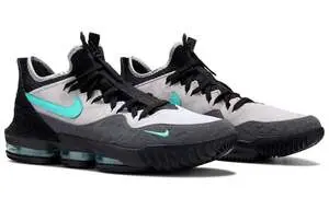 Nike X Atmos Lebron 16 Low "clear Jade - Blue/grey