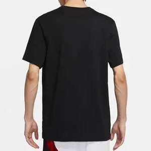 JORDAN Air Wings Round-neck Short-sleeve Tee - Black