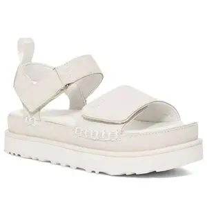 UGG Goldenstar Flatform Sandal - White