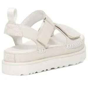 UGG Goldenstar Flatform Sandal - White