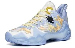 ANTA Shock Wave 4 'luosifen' Sneakers - Blue/yellow