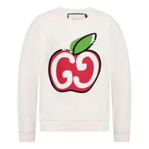 Gucci Gg Printing Sweatshirt - White