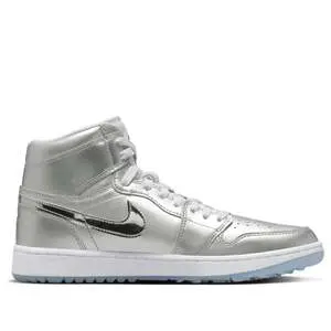 JORDAN 1 High Golf Sneakers - Silver