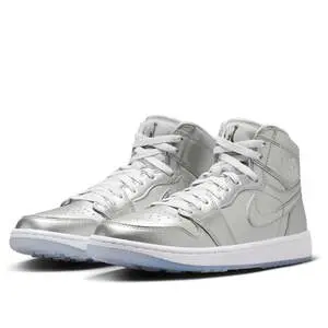 JORDAN 1 High Golf Sneakers - Silver