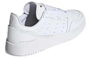 Adidas Supercourt Sneakers In Gold Metallic