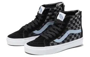 VANS Sk8-hi High Top Sneakers - Black/gray/blue