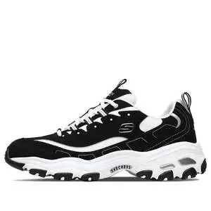 Sketchers D'lites Daddy Shoes - White/black