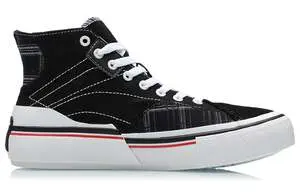 LI-NING Canvas Lace Up High Top Sneakers