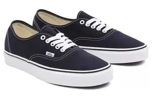 VANS Authentic Low Top Lace-up Sneakers - Blue/white
