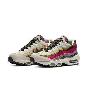 Nike Max 95 Premium "animal Floral Prints" Sneakers - Whitepurplegrey