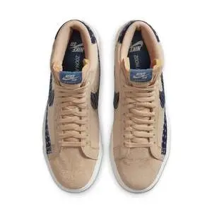 Nike Blazer Mid Sb Sashiko Pack Sneakers - Brownblue