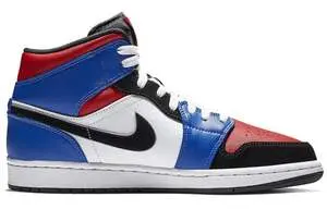 JORDAN 1 Retro Mid 'top 3 - White/black-hyper Royal-university Red