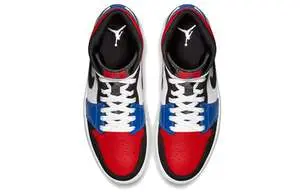 JORDAN 1 Retro Mid 'top 3 - White/black-hyper Royal-university Red