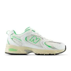 NEW BALANCE 530 Athletic Sneakers - White/green