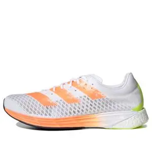 Adidas Adizero Adios Pro Athletic Sneakers - White/orange