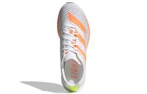 Adidas Adizero Adios Pro Athletic Sneakers - White/orange