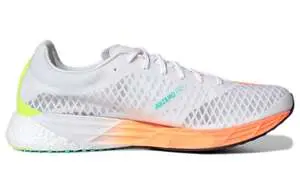 Adidas Adizero Adios Pro Athletic Sneakers - White/orange
