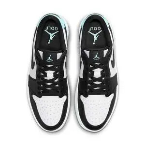 JORDAN 1 Low Golf "copa" Sneakers - Black/white/blue
