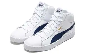 PUMA 1948 Mid Cozy Breathable Mid Tops Casual Skateboarding Shoes - White