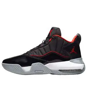JORDAN Jordan Air Stay Loyal High Top Sneakers Black/red