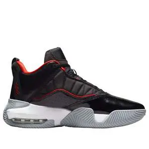 JORDAN Air Stay Loyal High Top Sneakers - Black/red