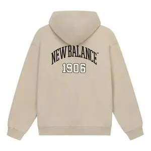 NEW BALANCE Varsity Fleece Hoodie - Beige/black