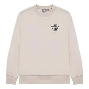 NEW BALANCE Crewneck Sweatshirt - Beige/black