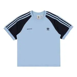 Adidas Sporty & Rich X T-shirt - Light Blue/navy