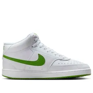 Nike Court Vision Mid Sneakers - White/green