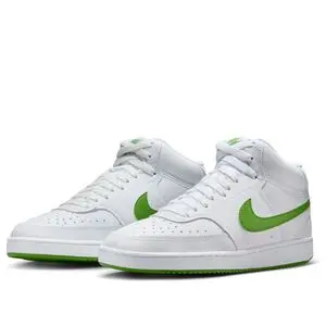 Nike Court Vision Mid Sneakers - White/green