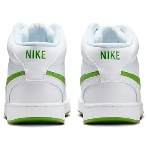 Nike Court Vision Mid Sneakers - White/green