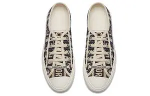 Dior Walk'n' Oblique Navy Canvas Sneakers - Blue
