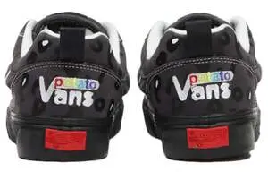 VANS Imran Potato X Knu-skool Vr3 Lx 'leopard Asphalt' Low Top Sneakers - Black