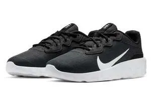 Nike Explore Strada Lace-up Athletic Sneakers - Black/white
