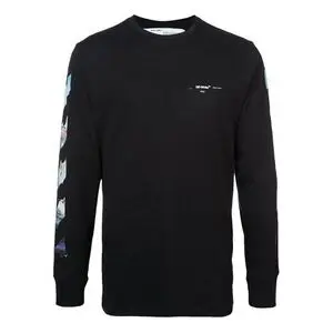 Off-White Diag Arrows Long Sleeve T-shirt - Black